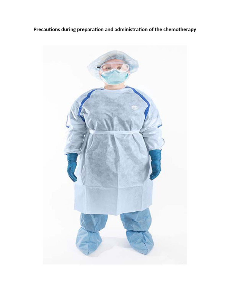 Chemotherapy Safety and Precautions Guide | PDF | Chemotherapy ...