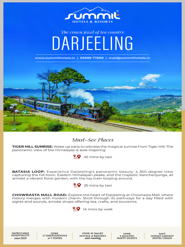 DARJEELING Itinerary Compressed | PDF