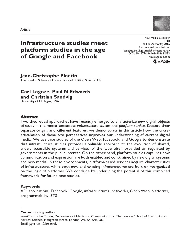 Infrastructure and Platform Studies Combined | PDF | World Wide Web ...