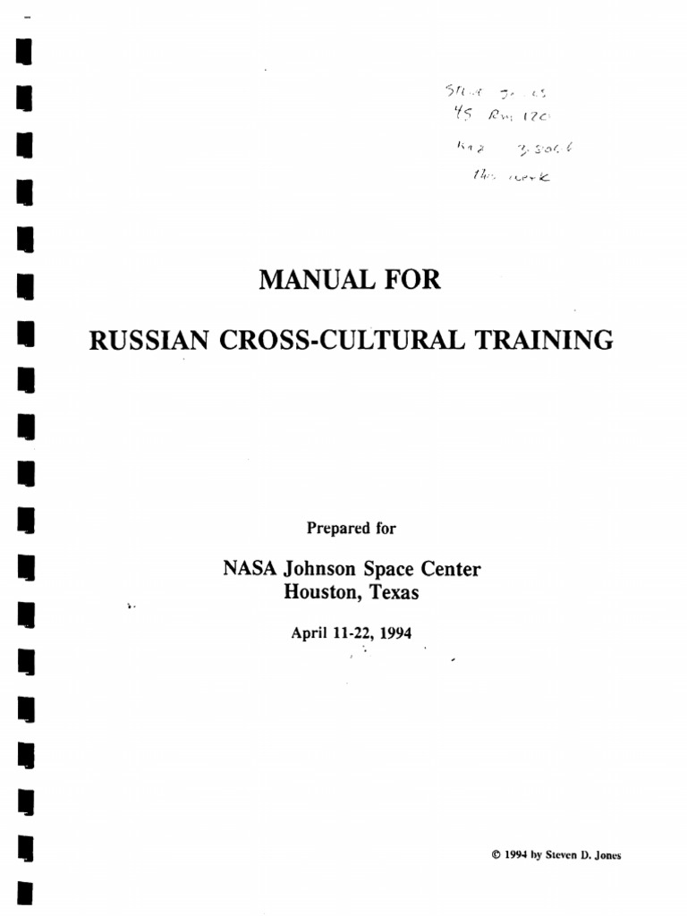Russian Cross Cultural Training Part 1 Opt ocr PDF Body Language