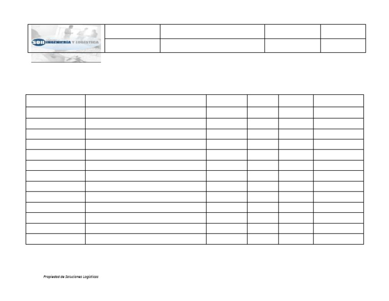 Formato de Salidas y Llegada | PDF