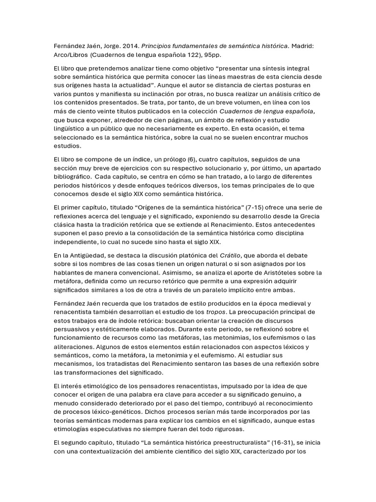 Rese Ã A | PDF | Metáfora | Lingüística