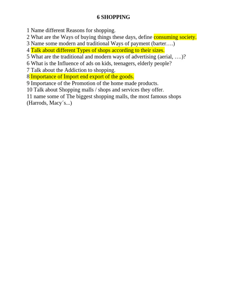 6 SHOPPING | PDF