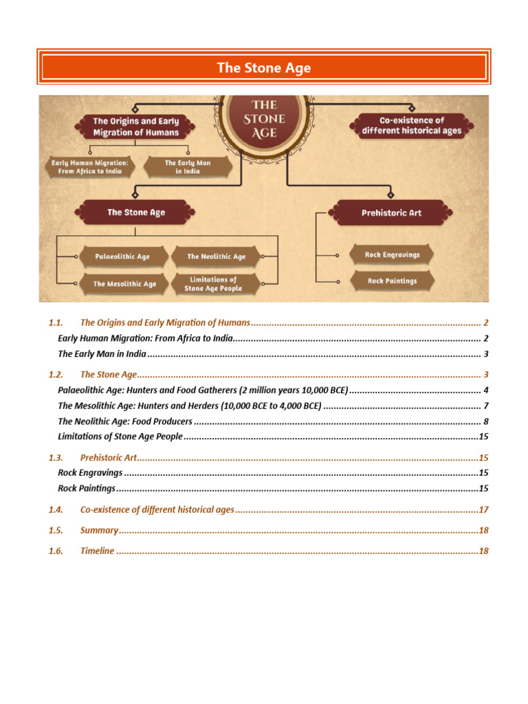 Pmfias Ami 03 the Stone Age (1) | PDF | Homo | Paleolithic