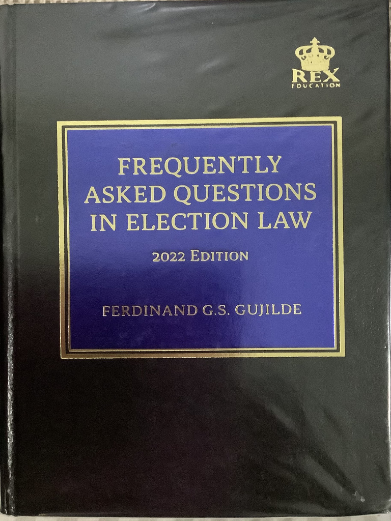 Election Law Essentials and Procedures | PDF | Elections | Governance