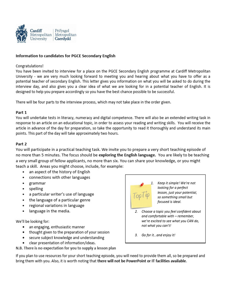 PGCE English | PDF | Teachers | Cognition