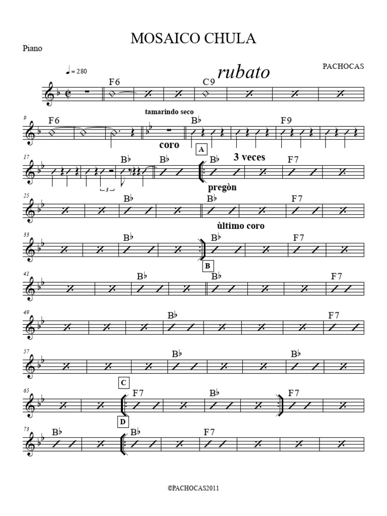 Piano Mosaiko Chula | PDF