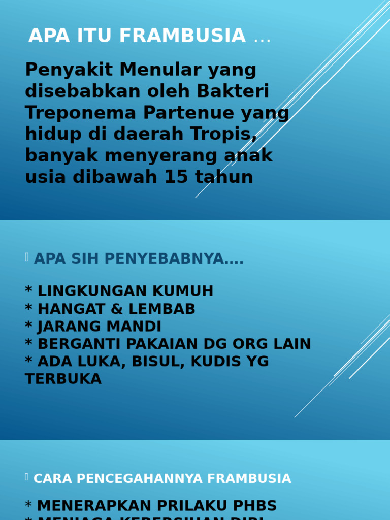 PPT FRAMBUSIA | PDF