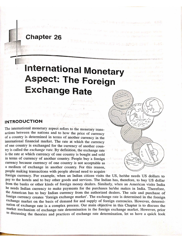 Unit 3a DD Chaturvedi Foreign Exchange Economics-II | PDF