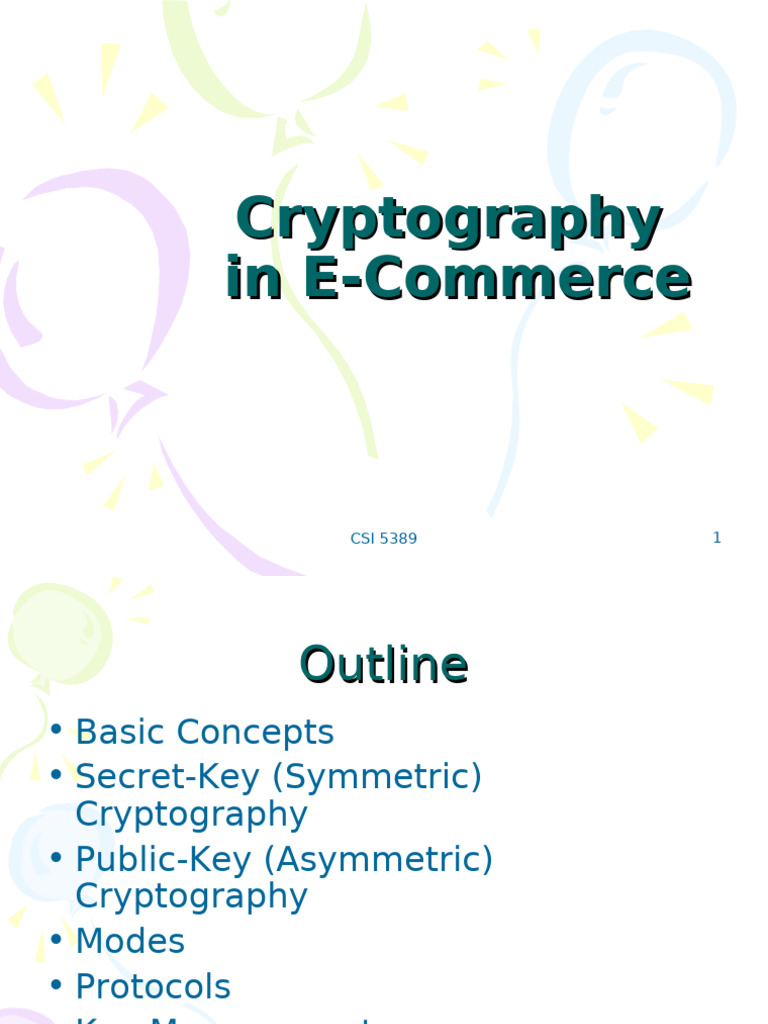 6 Cryptography (1) | PDF | Key (Cryptography) | Public Key Cryptography