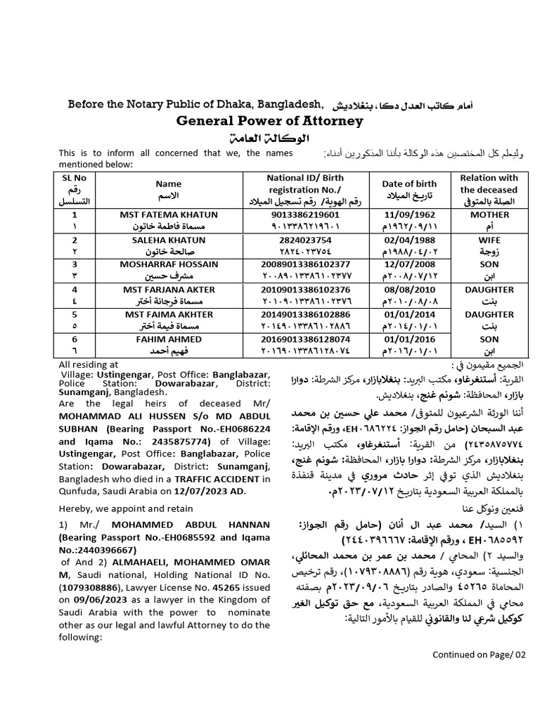 Power Mohammad Ali Hussain | PDF