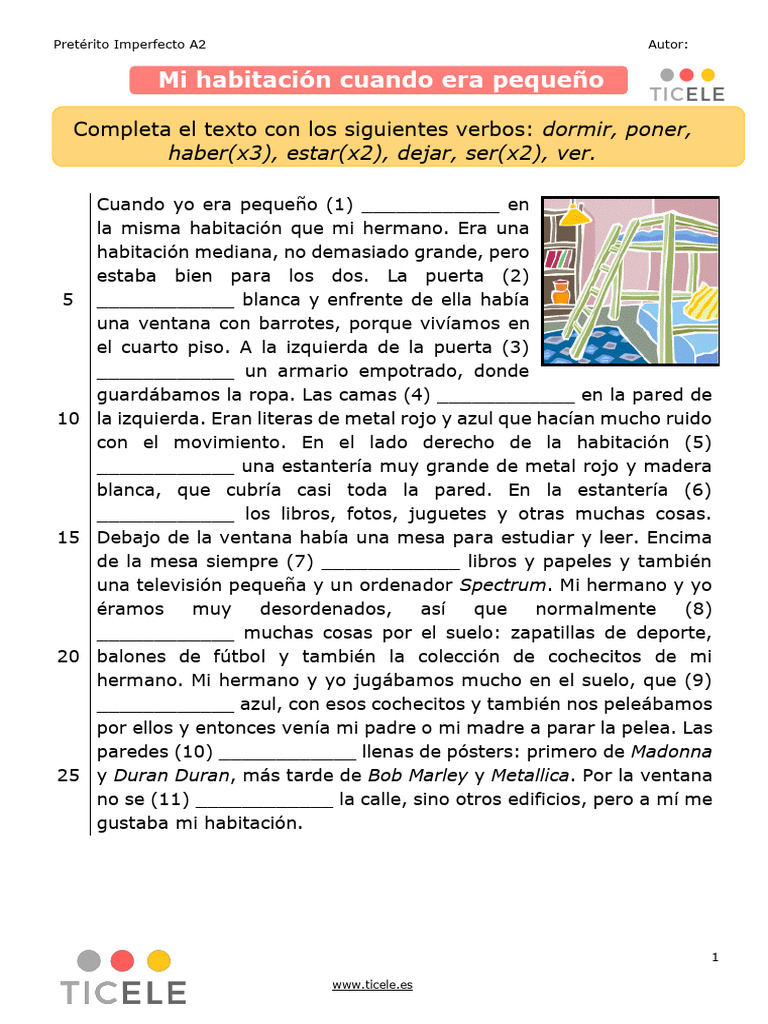 Cuando - Era - Pequeno - PretéritoImperfecto | PDF