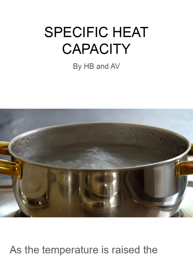 SPECIFIC HEAT CAPACITY | PDF