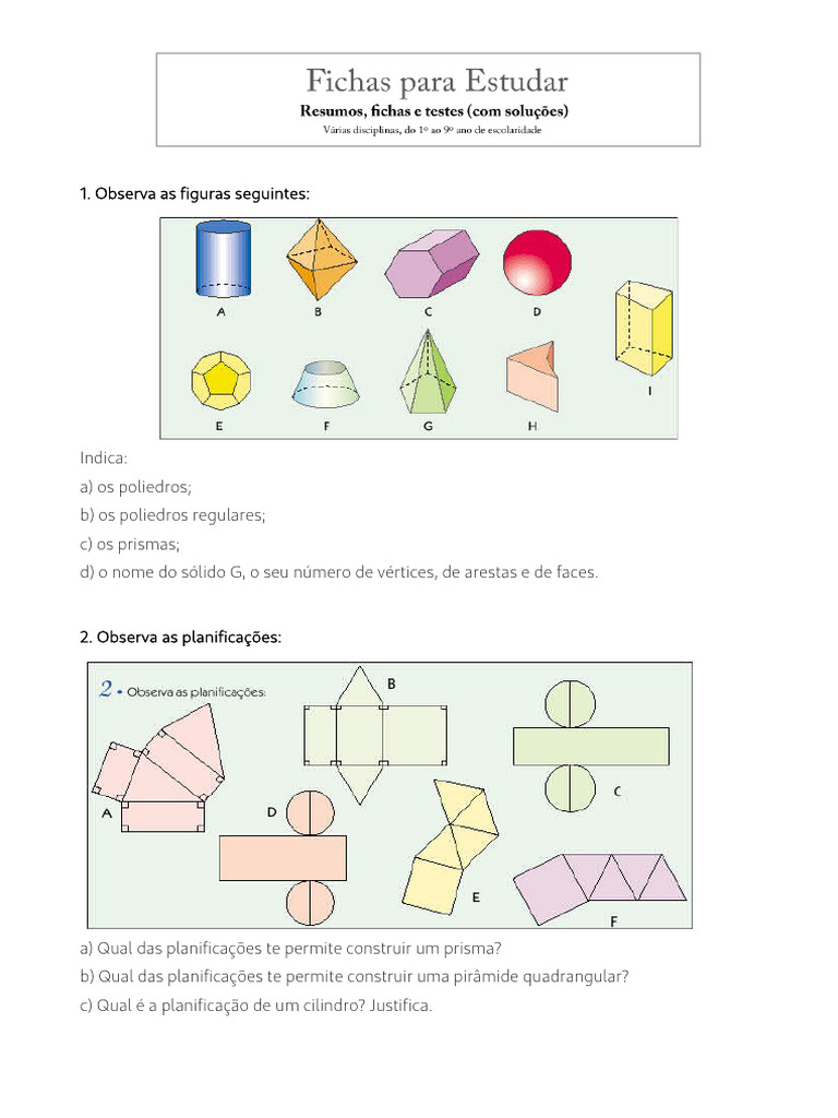 Arestas do Prisma Pentagonal | PDF | Vértice (Geometria) | Geometria convexa