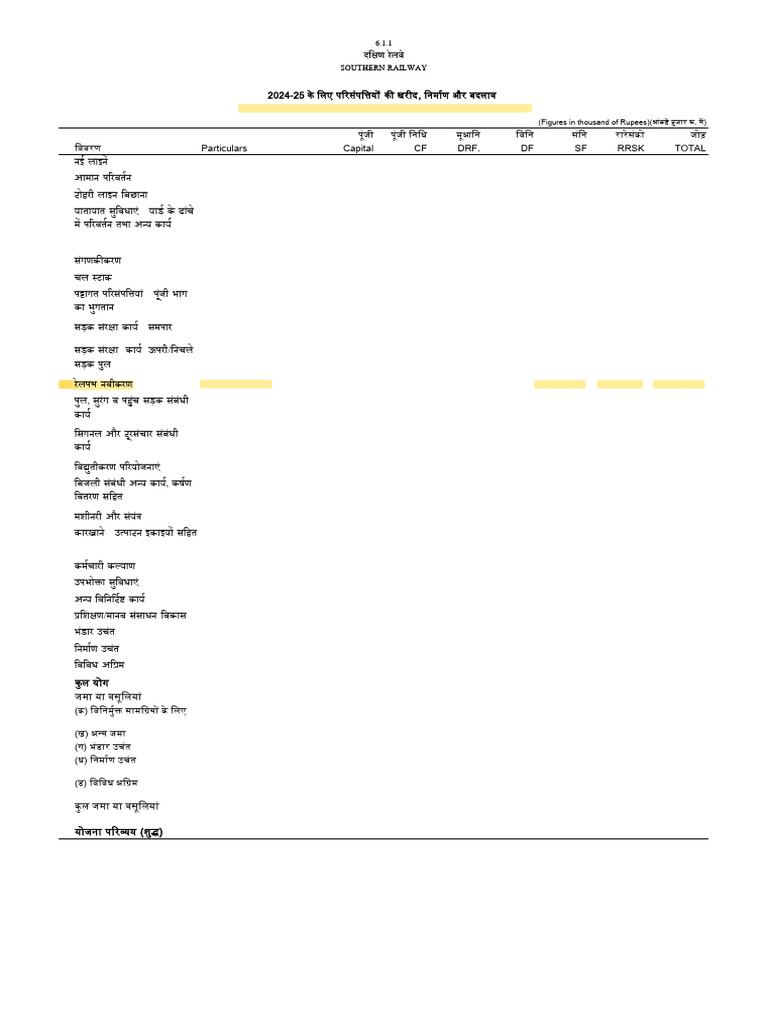 SR Pink Book 2024 25 WIP Only Track Renewals Interim Budget 01 02 | PDF