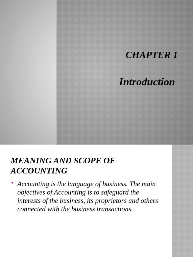 Introduction to Accounting Basics | PDF | Accounting | Bookkeeping