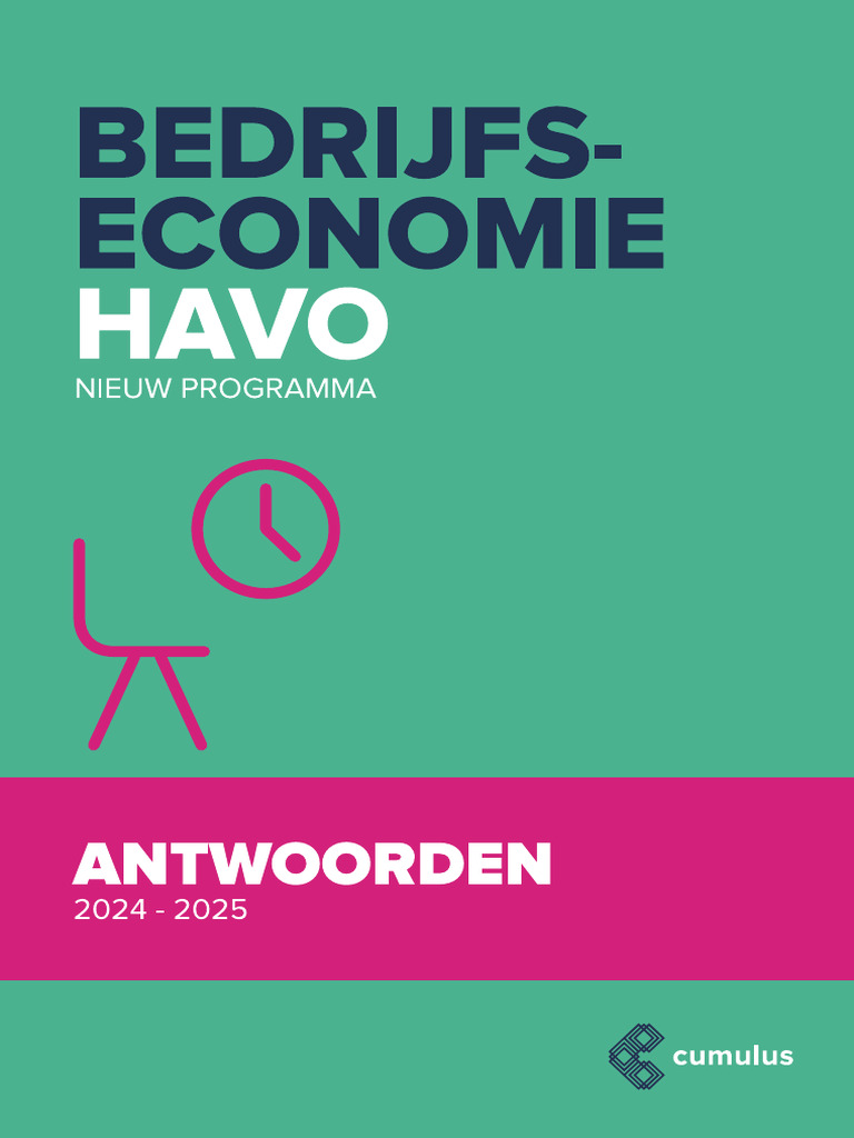 BE - 4HAVO - Cumulus - Supersamengevat Antwoorden | PDF