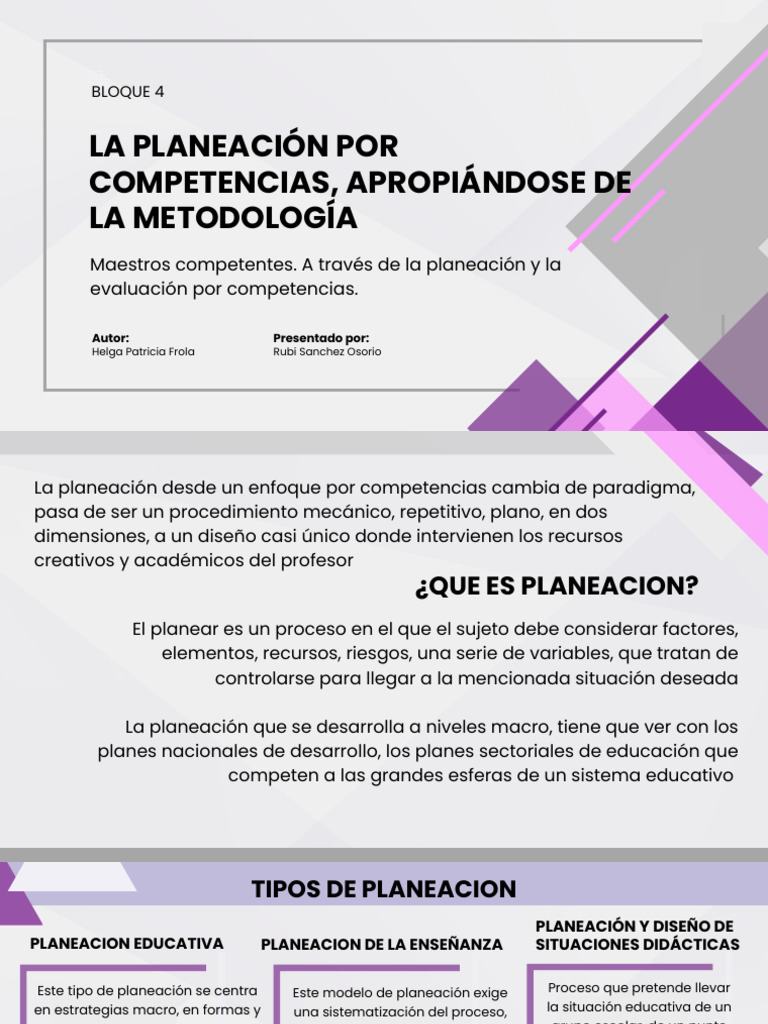 La planeacion por competencias | PDF | Evaluación | Planificación