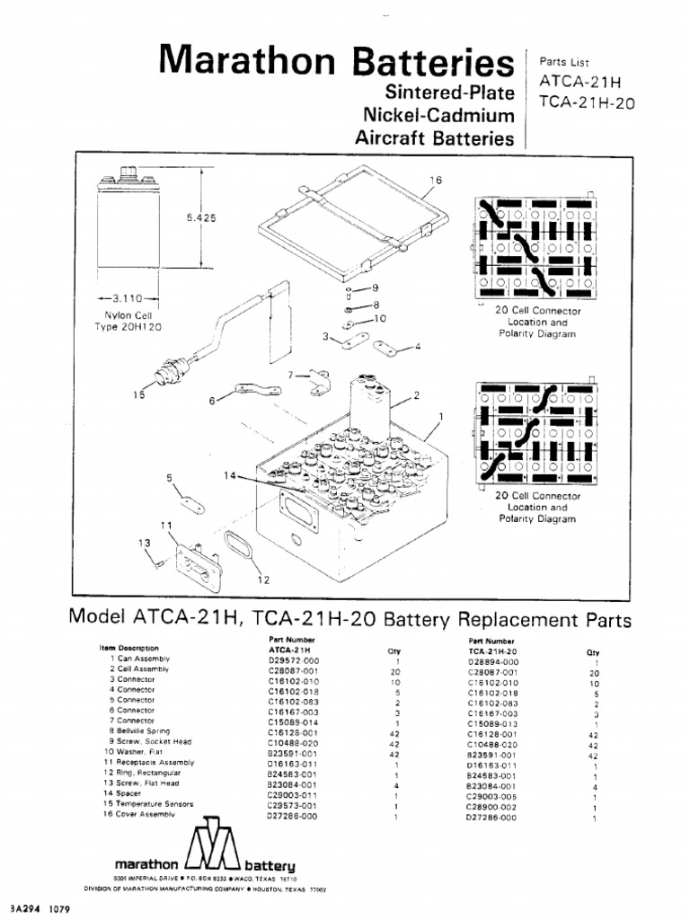 Atca 21h Tca 21h 20 Replace Parts | PDF