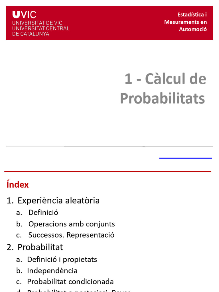 EMA_1_Càlcul de Probabilitats_2023-24 | PDF