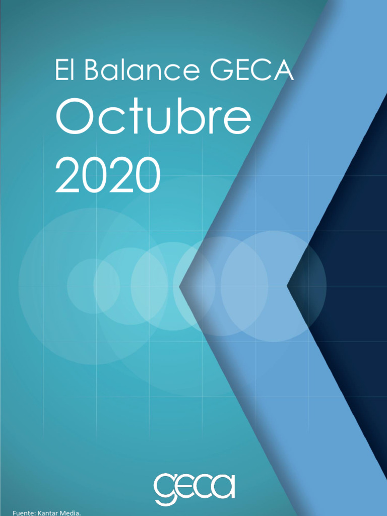 Informe GECA ConsumTV Octubre2020 | PDF | Medición de audiencia | Televisión