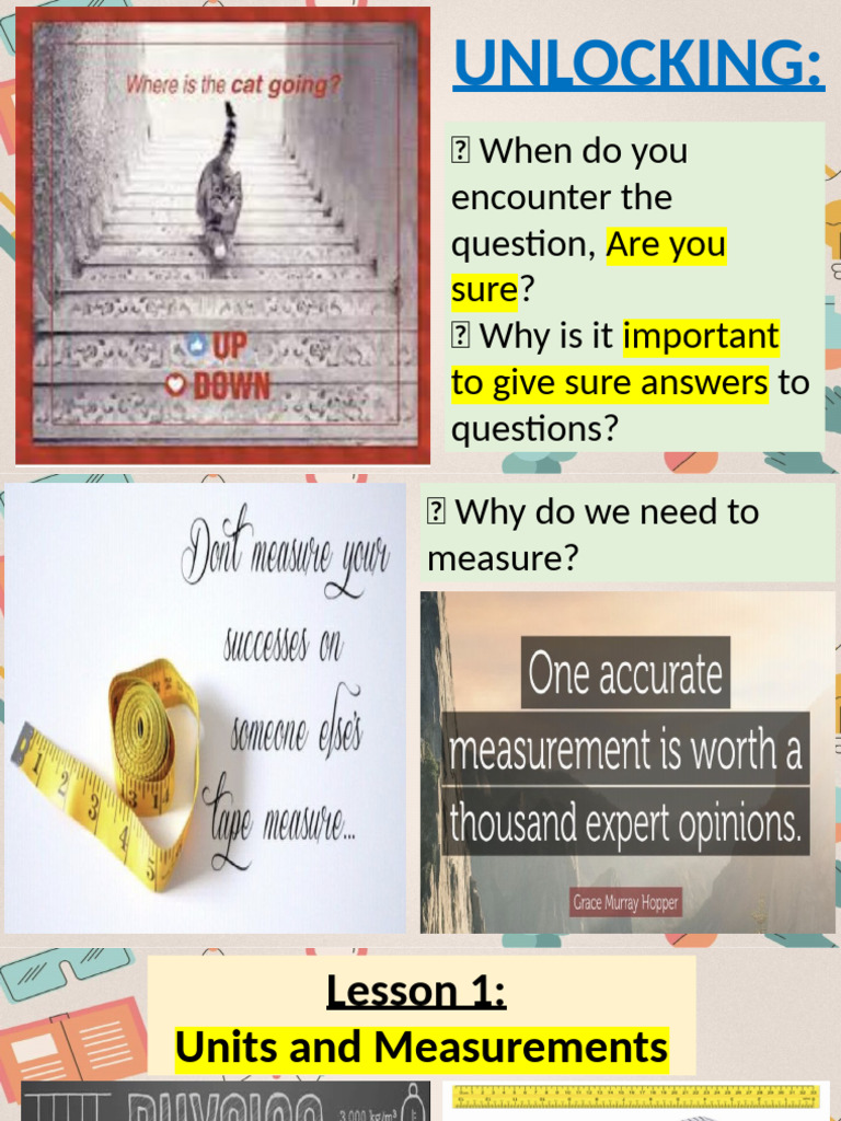 Units and Measurements in Physics | PDF | Significant Figures ...
