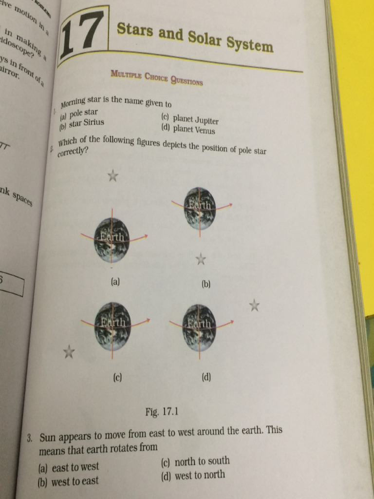 Stars and Solar System Exemplar Questions Abc and Solutions | PDF