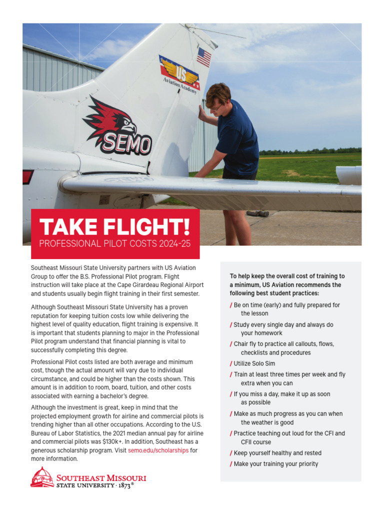 Professional Pilot Cost Sheet | PDF | Flight Instructor | Aviation