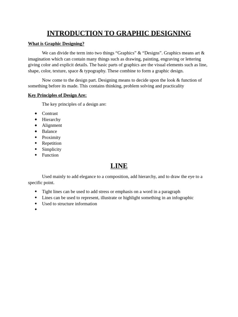 Introduction to Graphic Design Basics | PDF