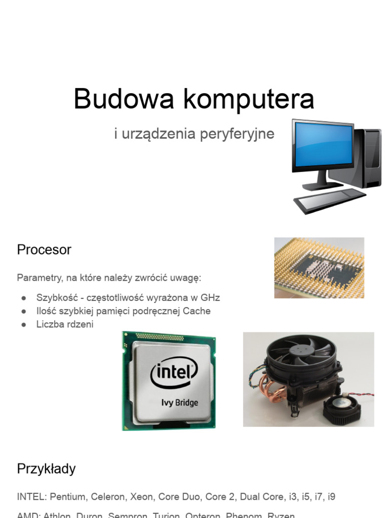 Budowa Komputera | PDF