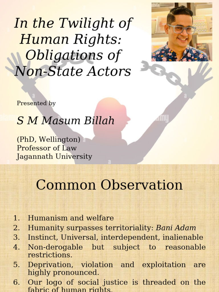 Non-State Actors and Human Rights Obligations | PDF | Chevron ...