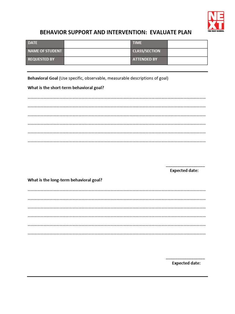 Behavior Support and Intervention | PDF