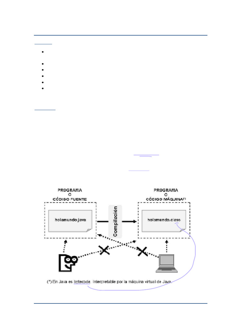 Teoría Tema 1. Elementos de Un Programa Informático | PDF | Java (lenguaje de programación ...