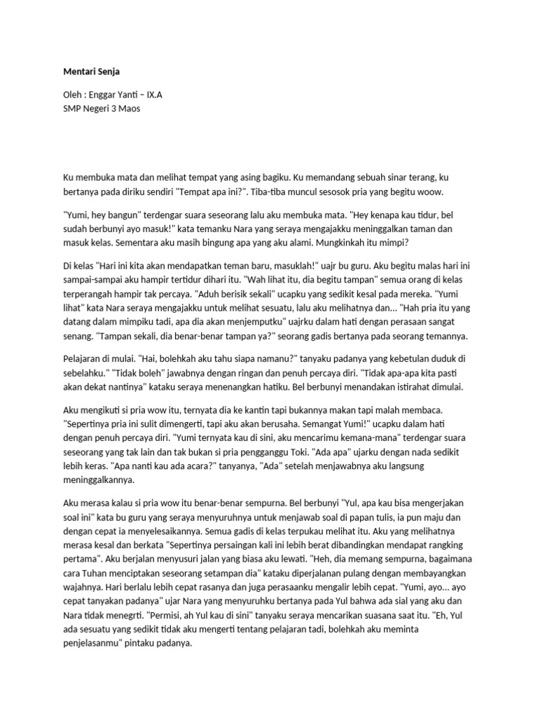 Mentari Senja | PDF