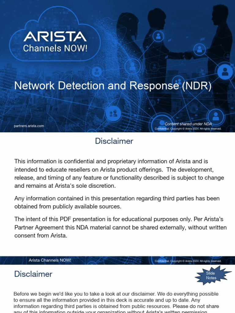 108 NDR Network Detection and Response ATA 2024 | PDF | Security ...