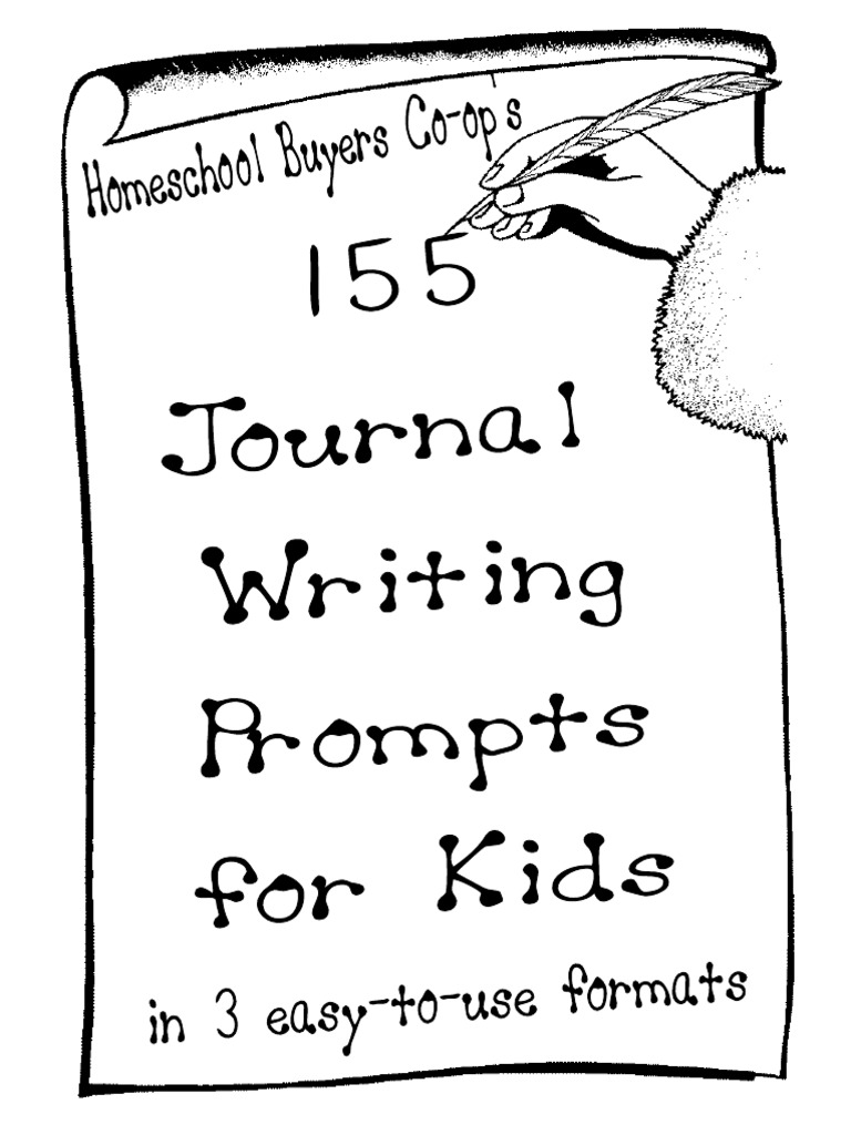155 Engaging Journal Prompts for Kids | PDF | Poetry