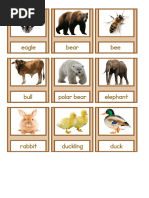 Animals Chart | PDF