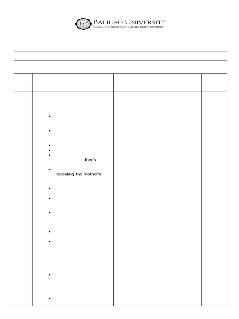 Nursing Student RLE Journal | PDF | Injection (Medicine) | Childbirth