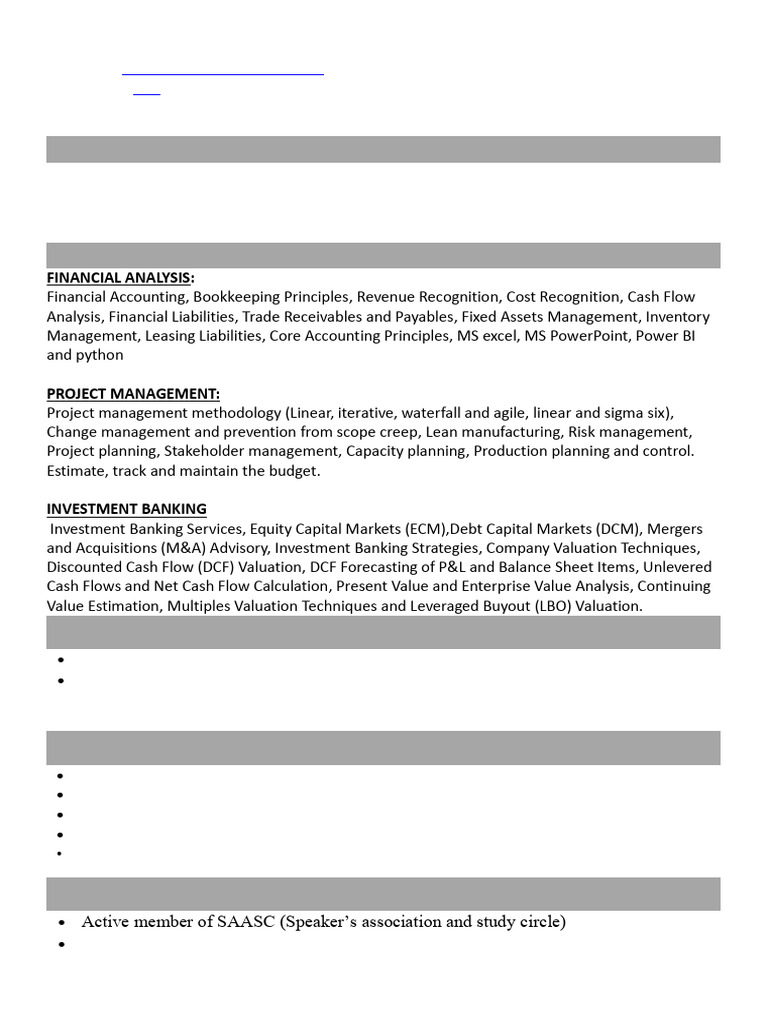 ABHI CV | PDF
