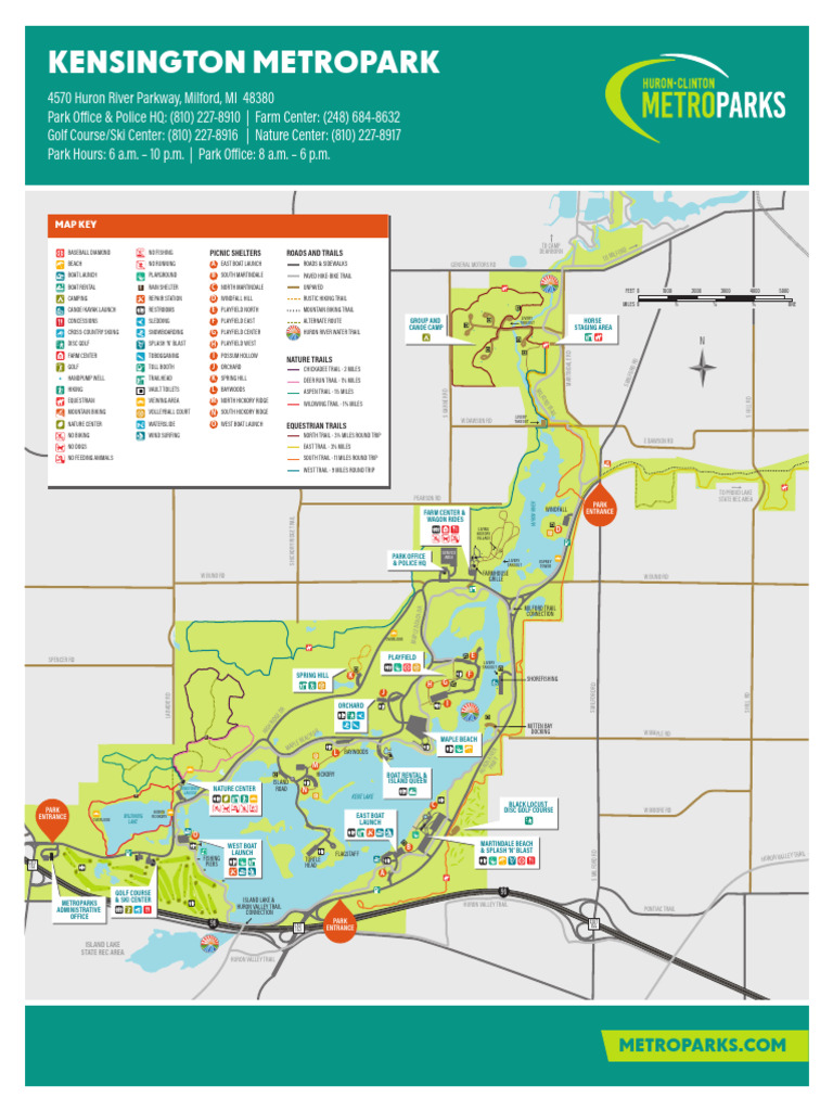 2021 Kensington Map 8.5x11 | PDF | Trail | Outdoor Recreation