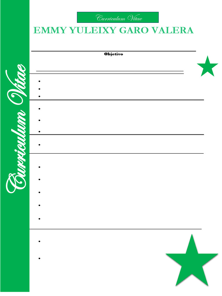 Curriculum Vitae de Emmy Yuleixy Garo Valera | PDF