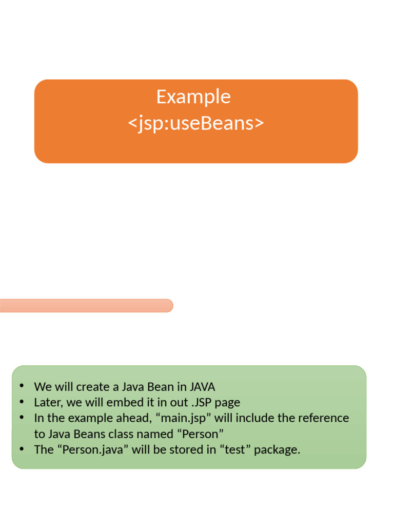JavaBean Session Management in JSP | PDF