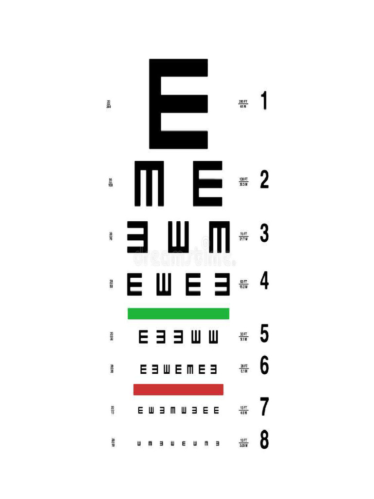 Snellen Chart E-1 | PDF
