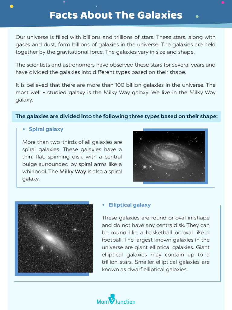 Different Forms of Galaxies | PDF