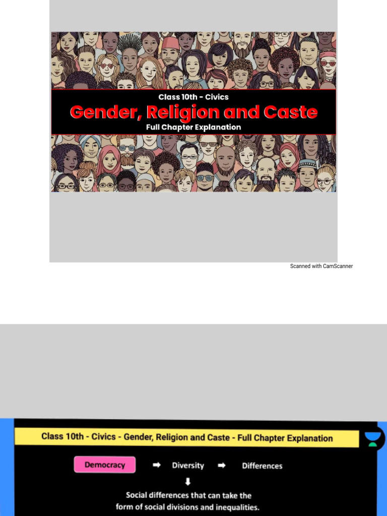 Gender, Religion and Caste | PDF