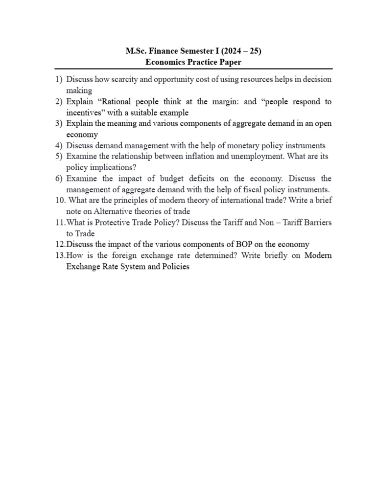 Practice Paper 1 | PDF