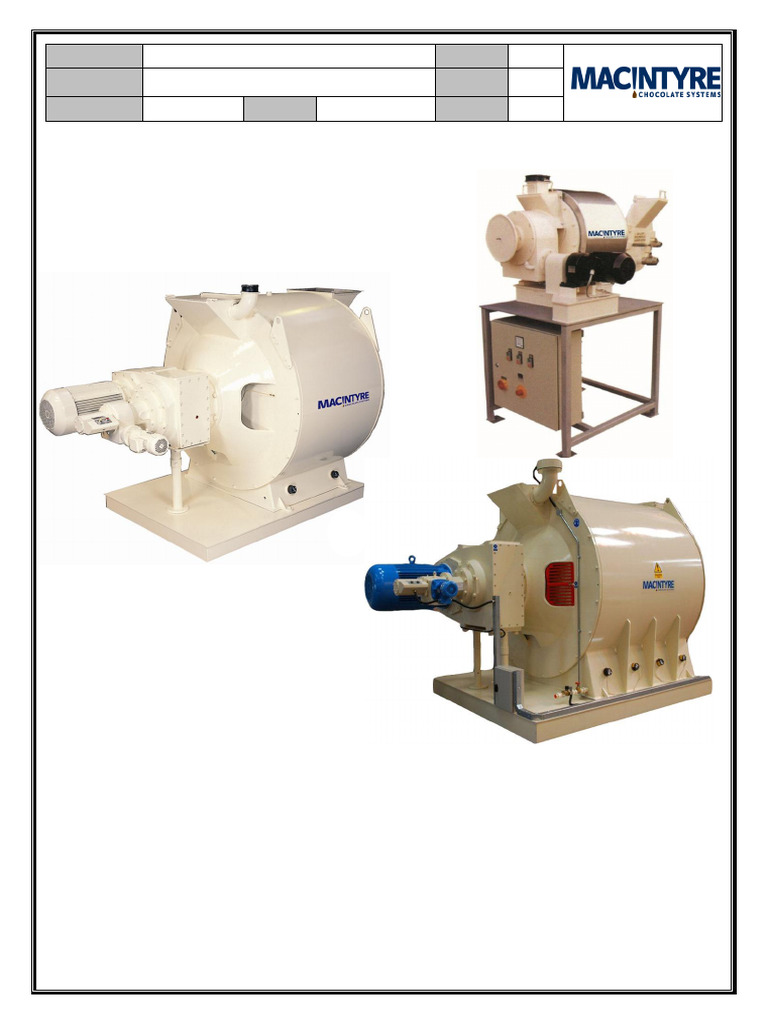 CR-12 - Manual Concha Refinadora Mac Intyre Resp | PDF | Rodamiento ...