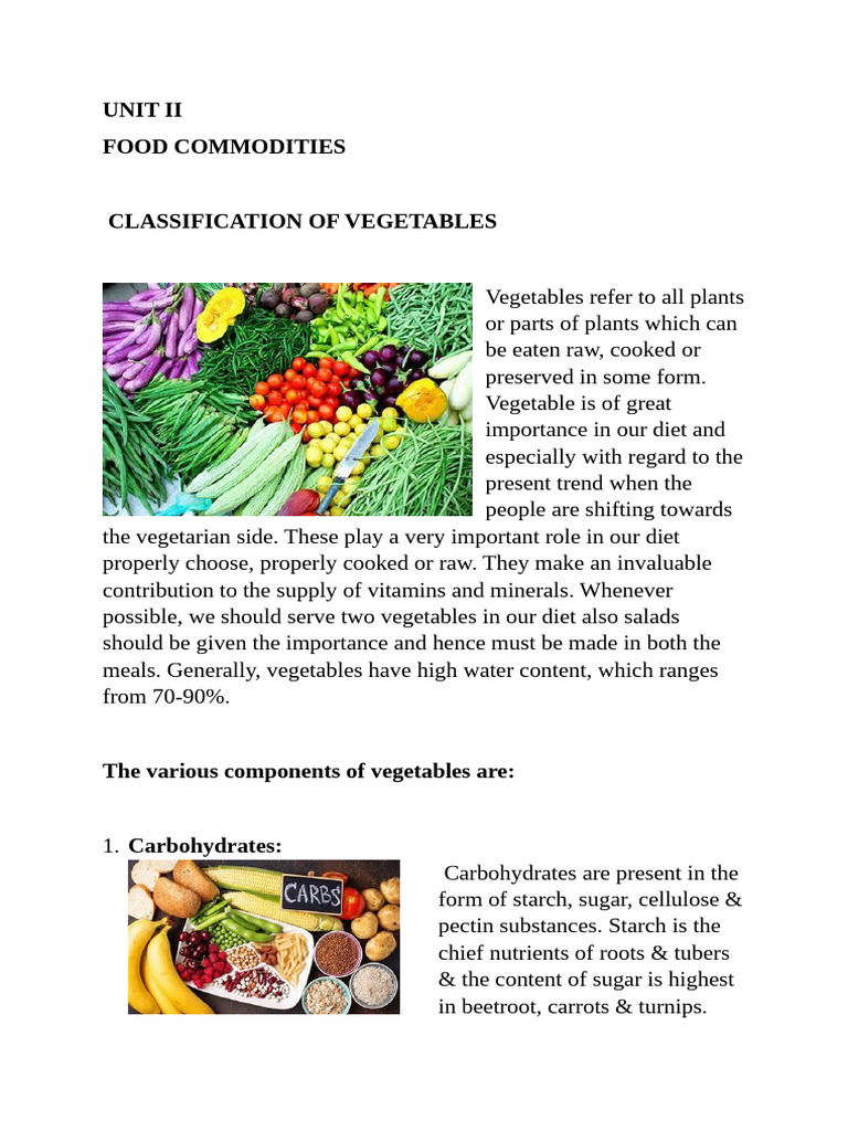 Unit 2 FOOD COMMODITIES (1) | PDF | Bean | Vegetable Oil