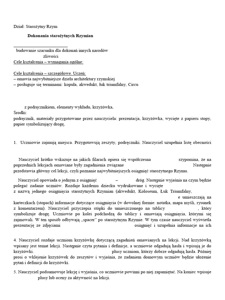 Starozytny Rzym Pojecia 2 | PDF