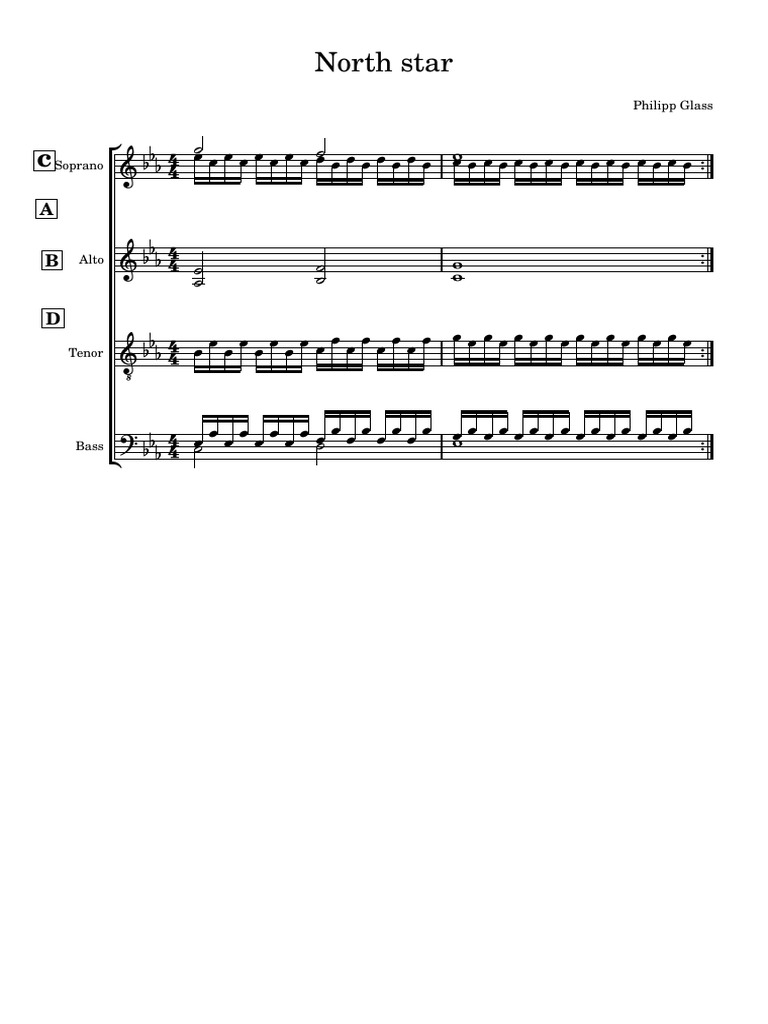 Phil Glass Vocal Range Overview | PDF